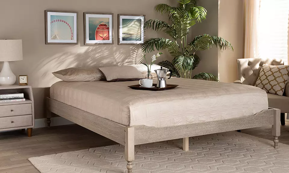 Baxton Studio Platform Bed Frame | Groupon Goods