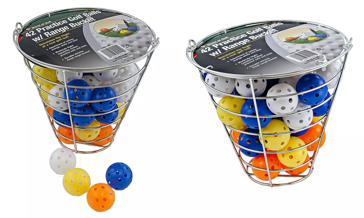Range Bucket with Whiffle Balls | Groupon Goods