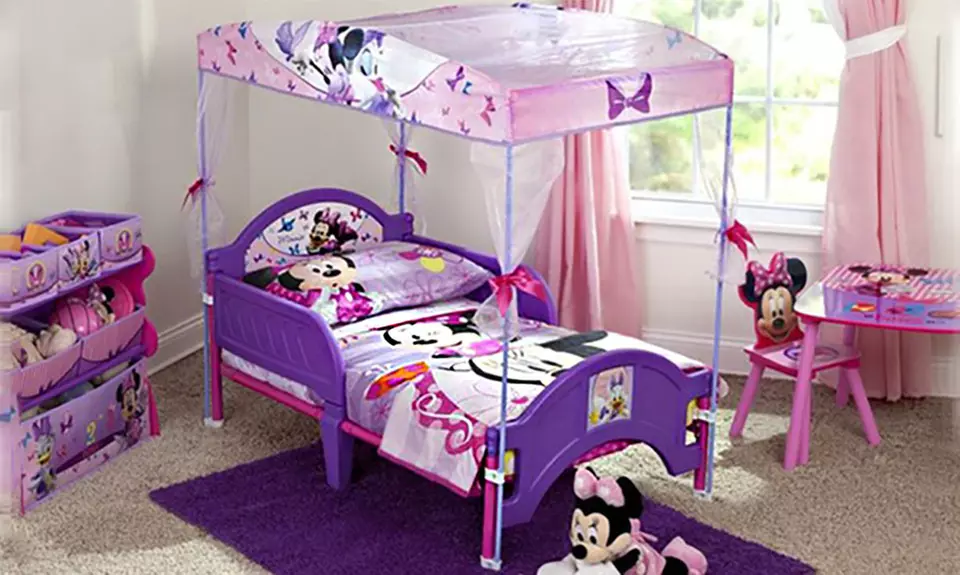 Disney Minnie Mouse Toddler Bed | Groupon Goods