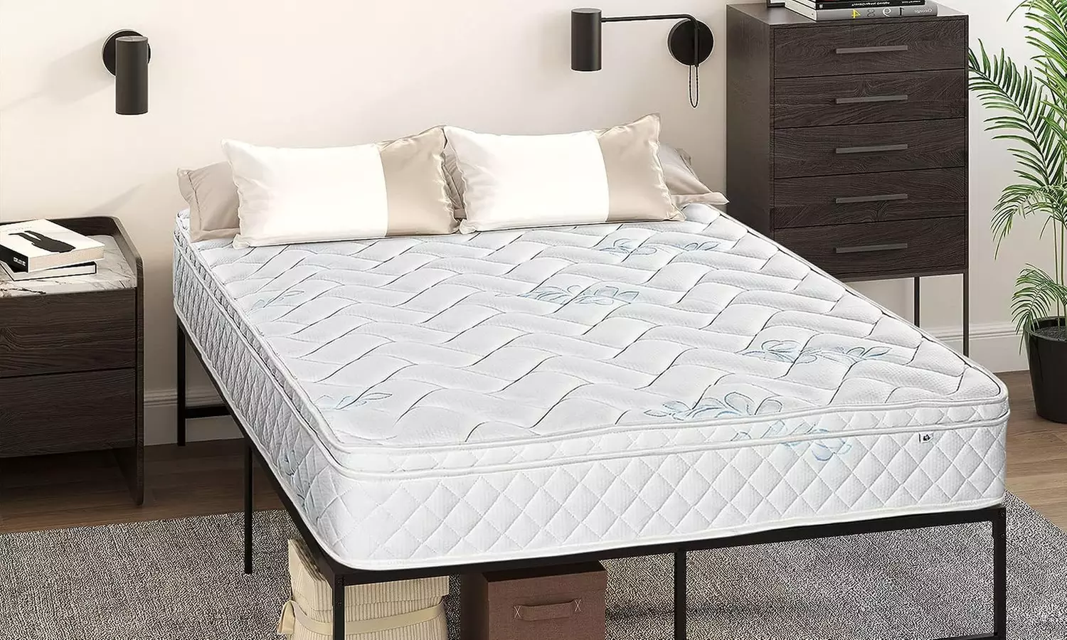 Homcom Support Comfort Spring Mattress | Groupon Goods