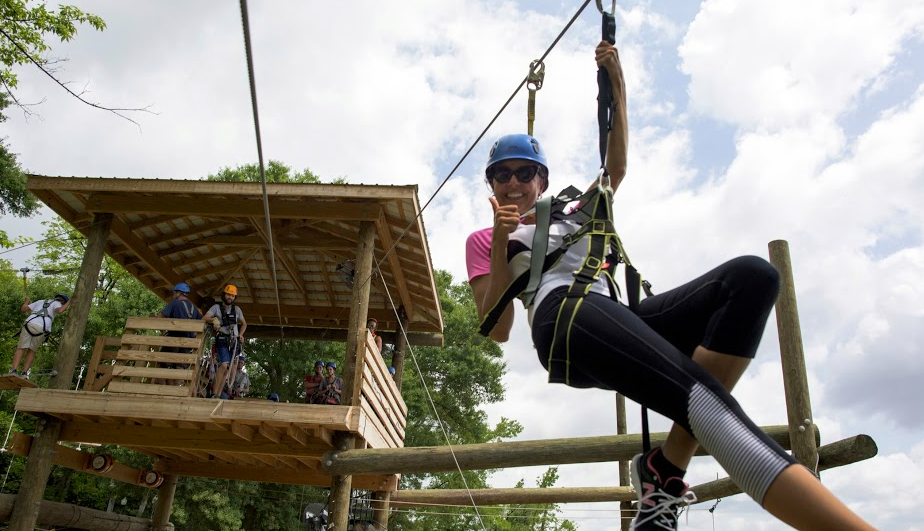 Blue Heron Zipline at Whitewater Express - From $55 - Columbus | Groupon
