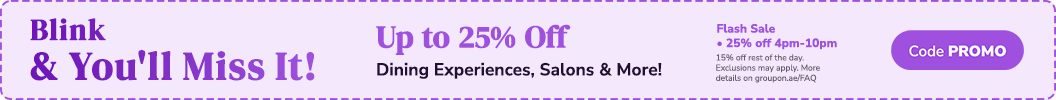 Abu Dhabi Coupons and vouchers. Save up to 70% with GROUPON.ae
