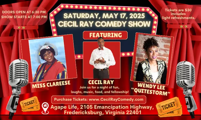 Cecil Ray Comedy Show in Fredericksburg | Groupon