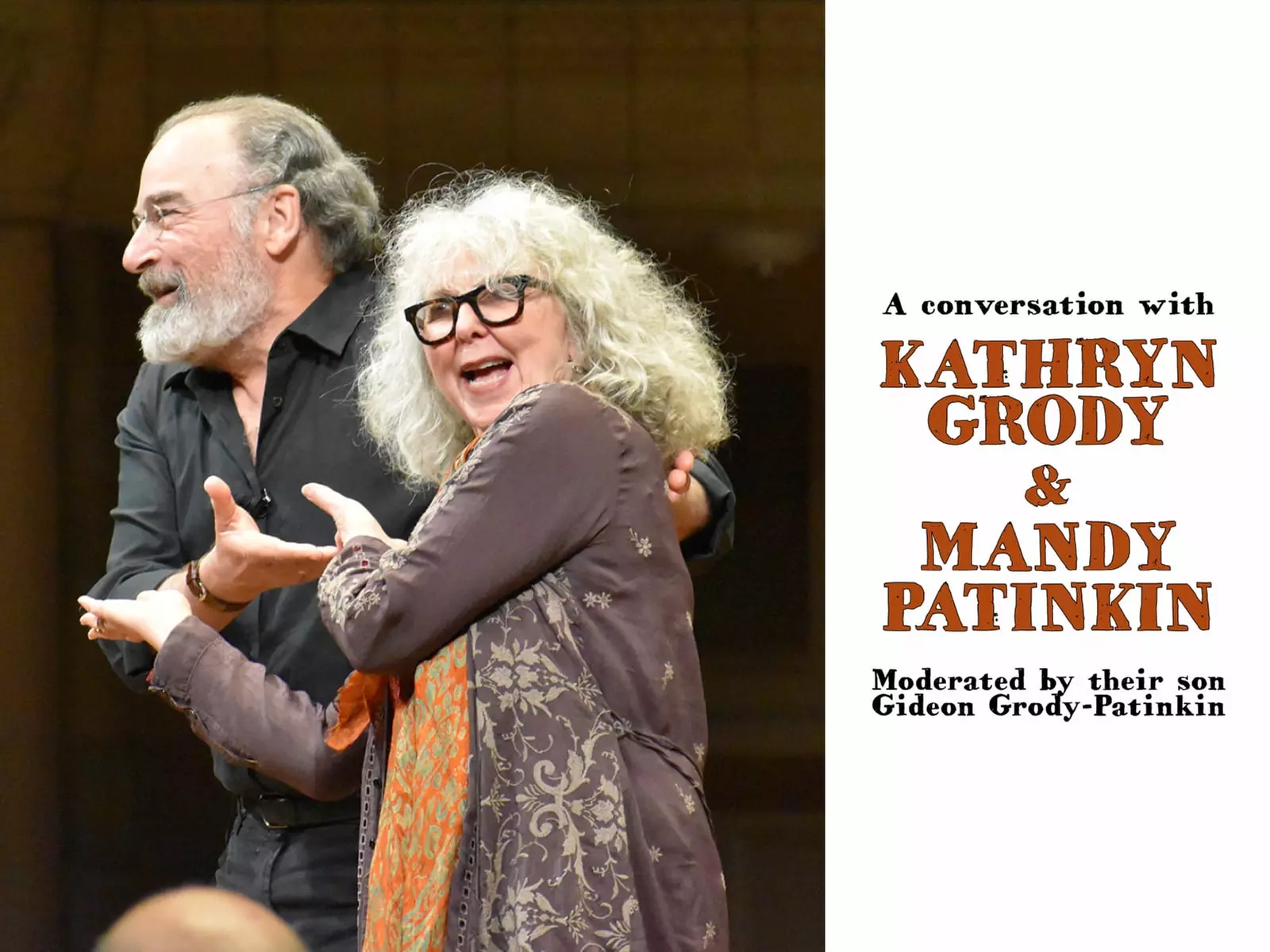 A Conversation with Kathryn Grody & Mandy Patinkin in Glen Ellyn | Groupon