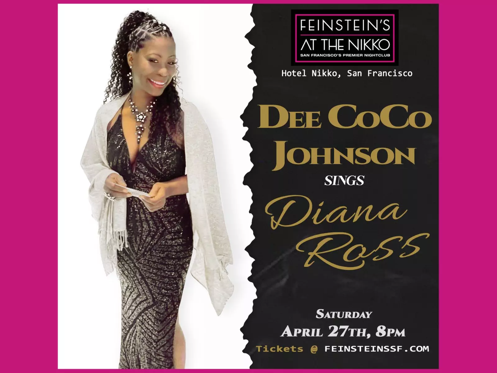 Dee CoCo! An Evening of Diana Ross’s Greatest Hits in San Francisco ...