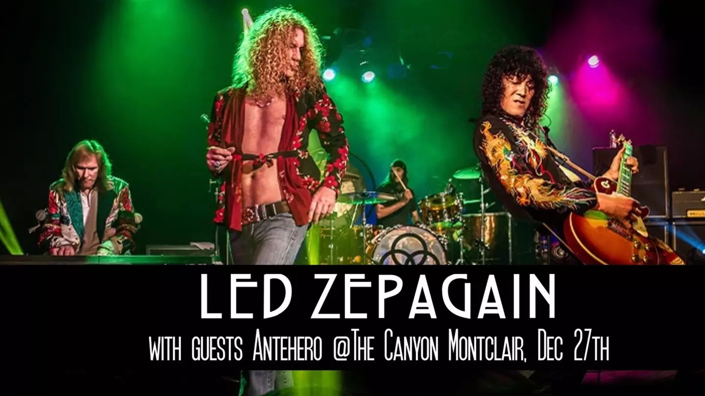 Led Zepagain: Tribute to Led Zeppelin with guest Antehero in Montclair ...