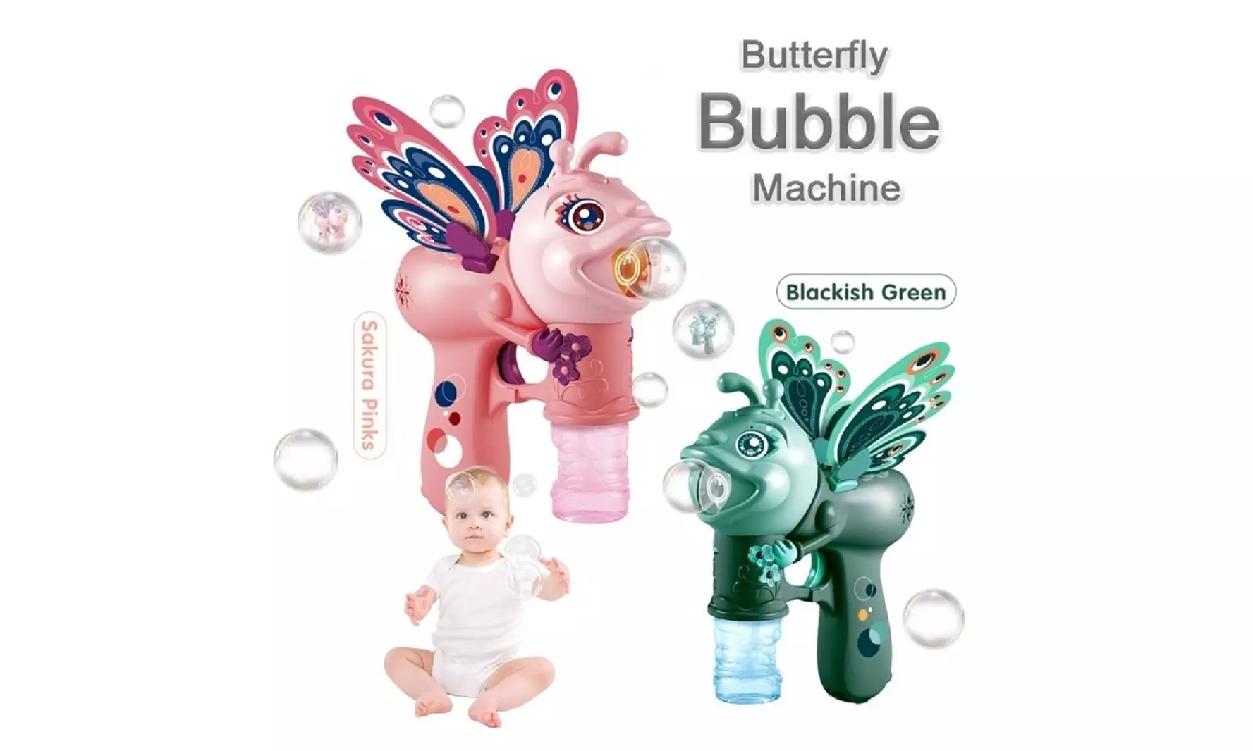 2 Pack: Butterfly Bubble Blower | Groupon Goods