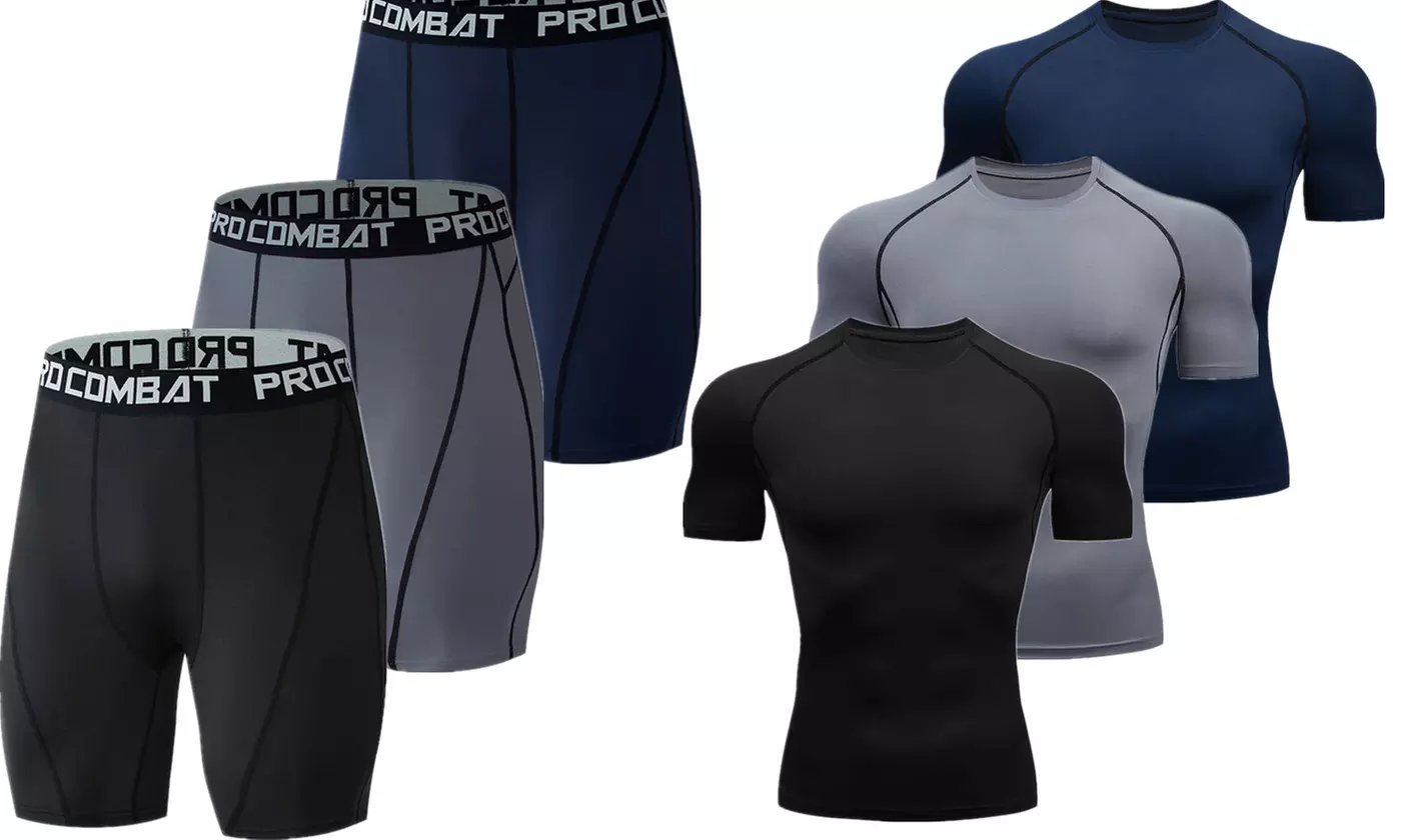 Men's Compression Workout Clo... | Groupon Goods