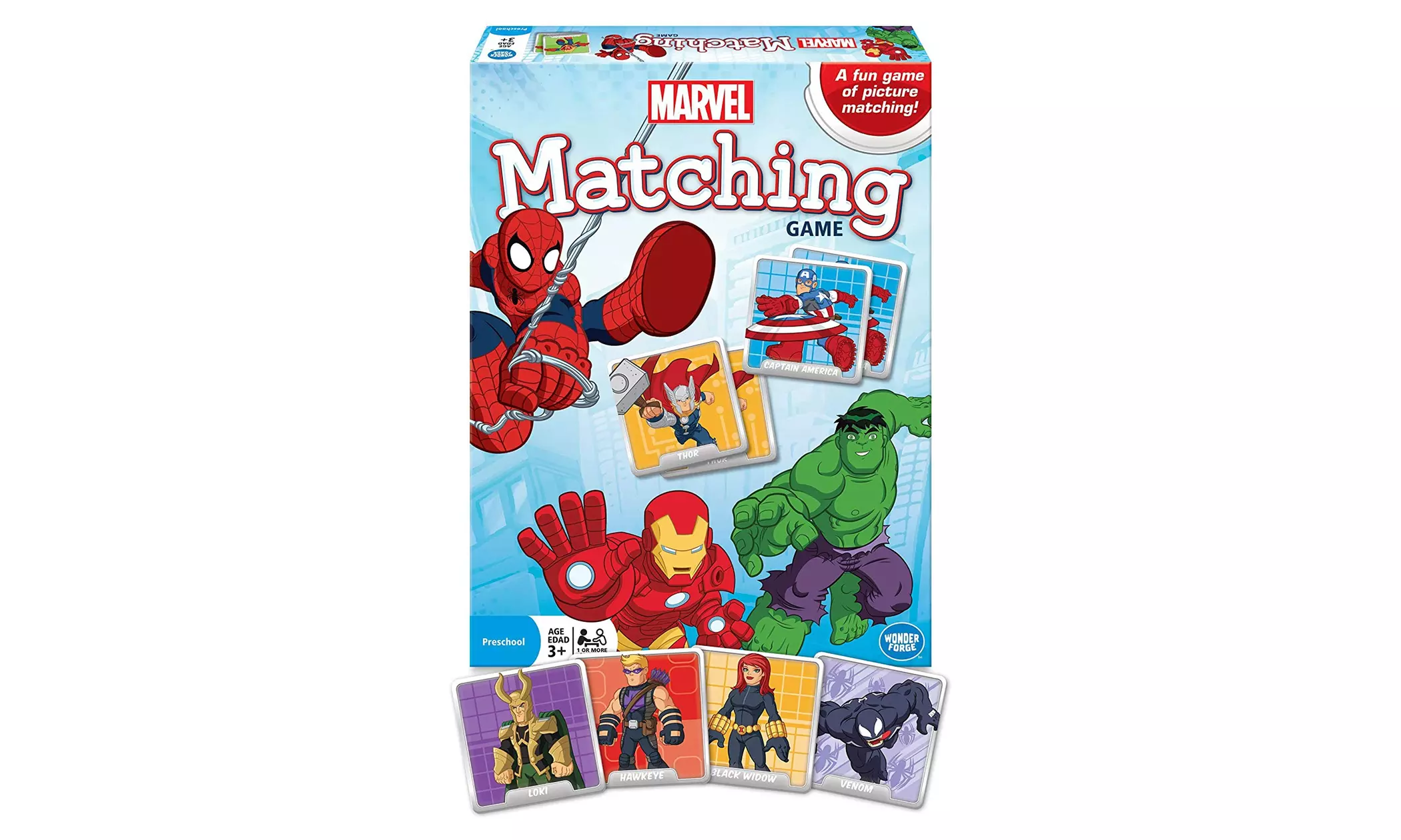 Marvel Matching Game, Blue | Groupon Goods