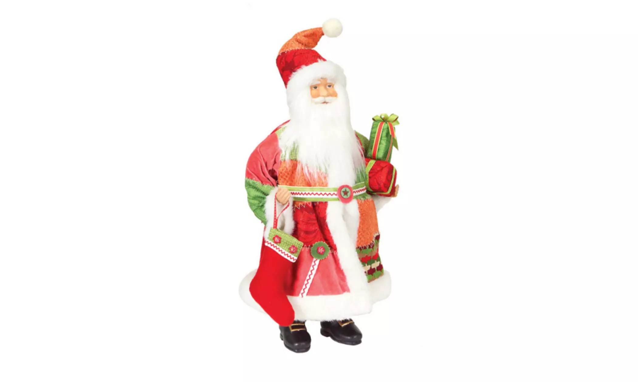 20" Patchwork Santa Claus Dec... | Groupon Goods