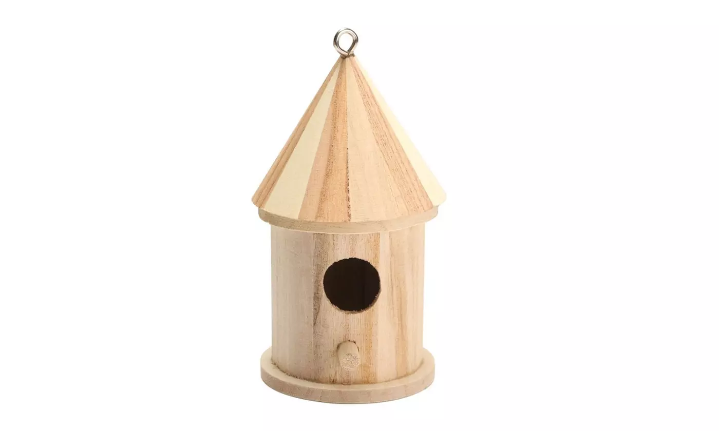 Hanging Bird Nesting Box with... | Groupon Goods