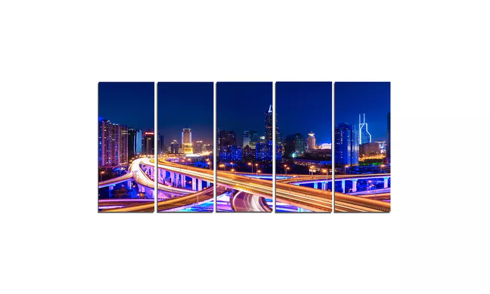 Interchange Overpass at Night... | Groupon Goods
