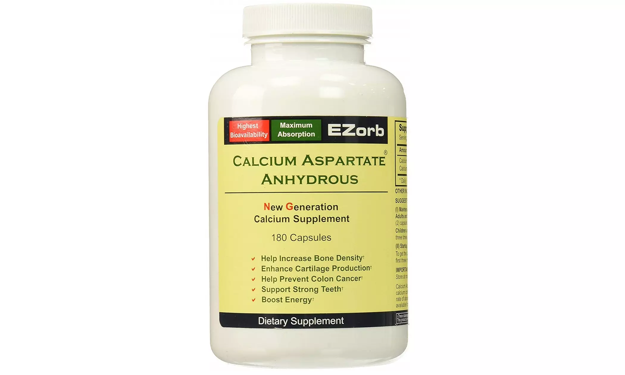 Ezorb Calcium 180 Capsules fo... | Groupon Goods