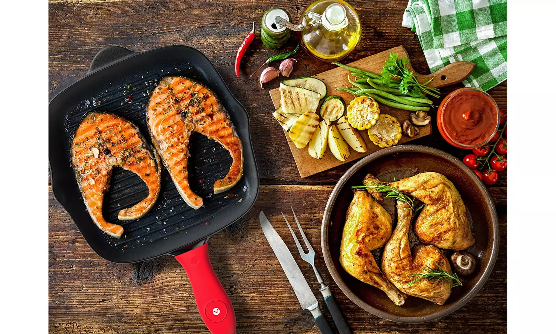 Vremi Pre-Seasoned Cast Iron ... | Groupon Goods