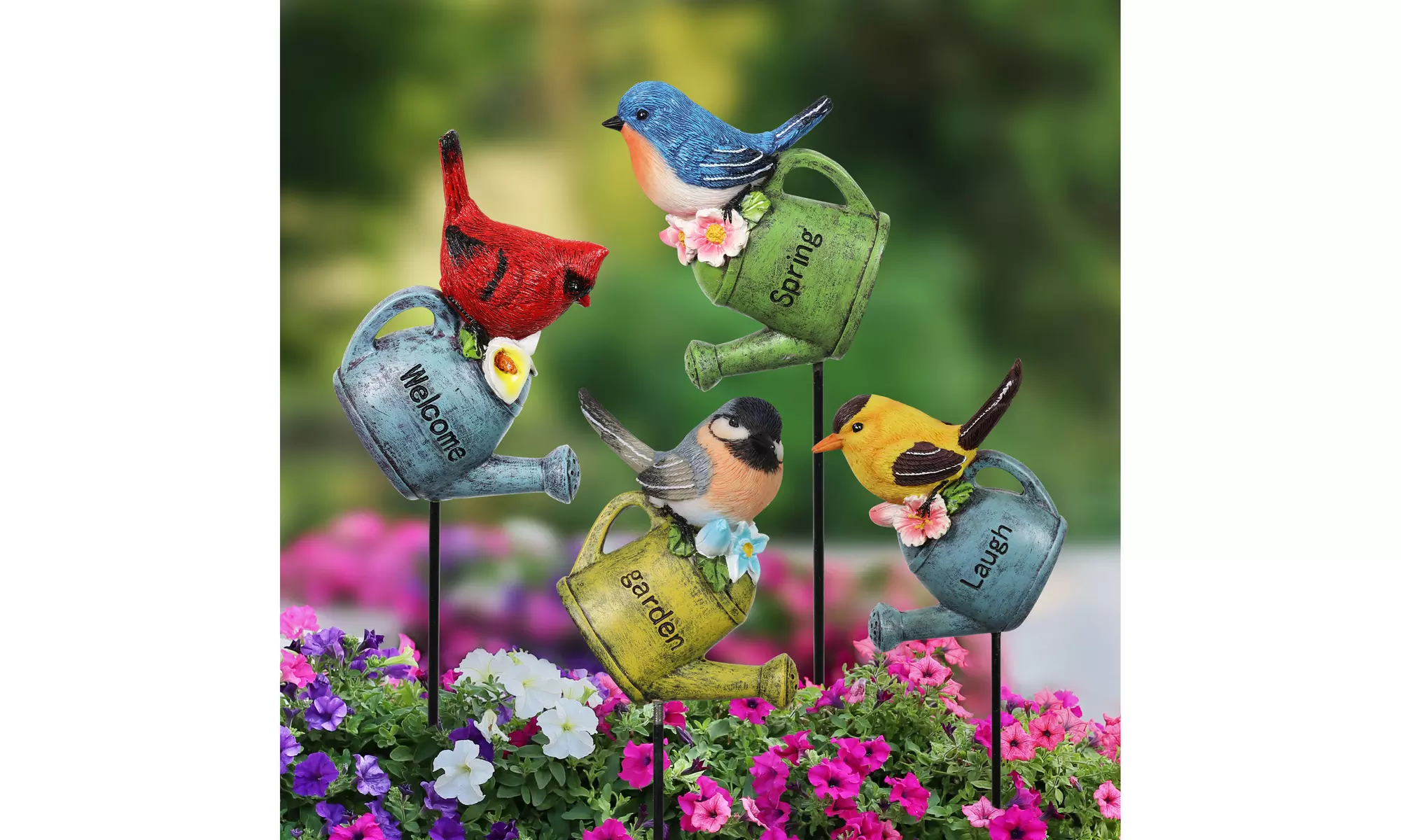 Exhart 4 Piece Hand Painted B... | Groupon Goods