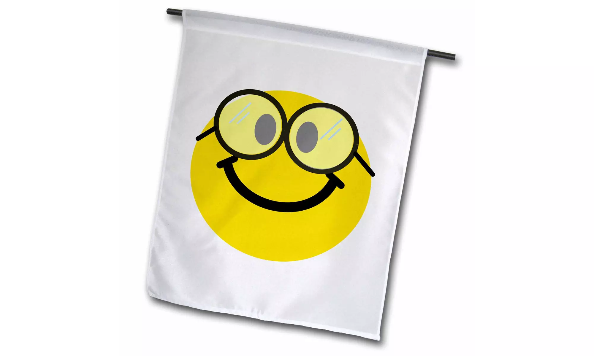 Garden Flag Geeky smiley fac... | Groupon Goods