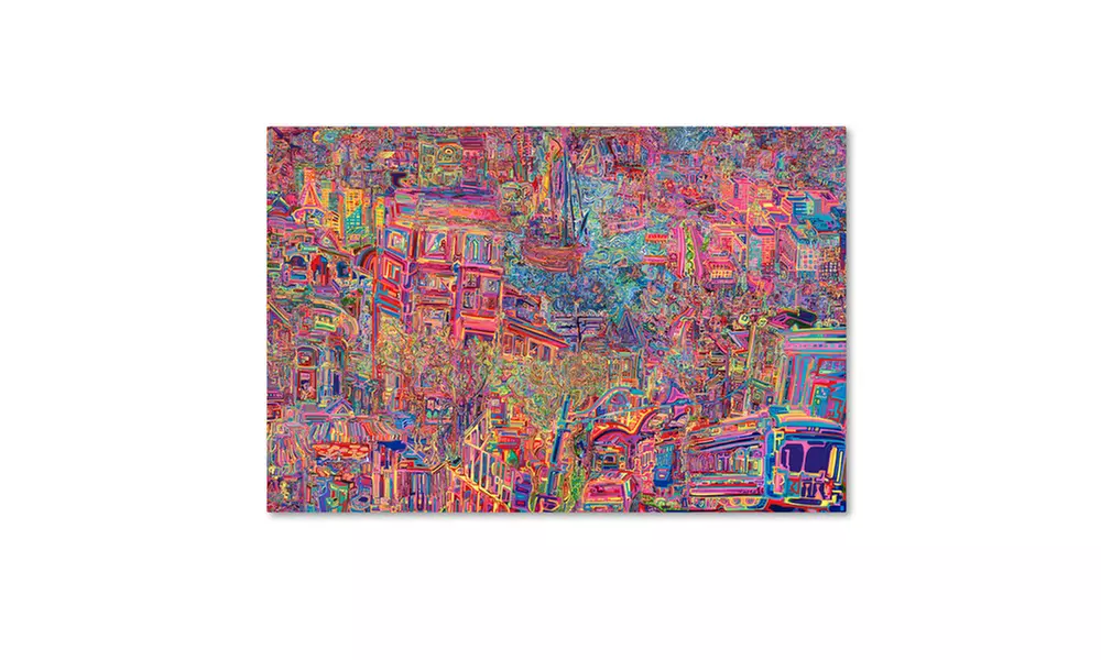 Josh Byer 'City' Canvas Art | Groupon Goods