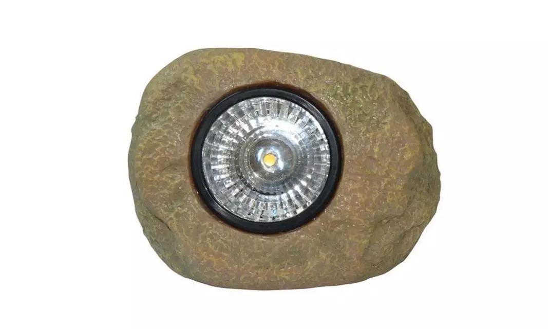 Solar Powered Rock Landscapin... | Groupon Goods