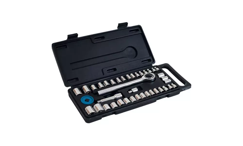 40 Piece Socket Set - SAE and... | Groupon Goods