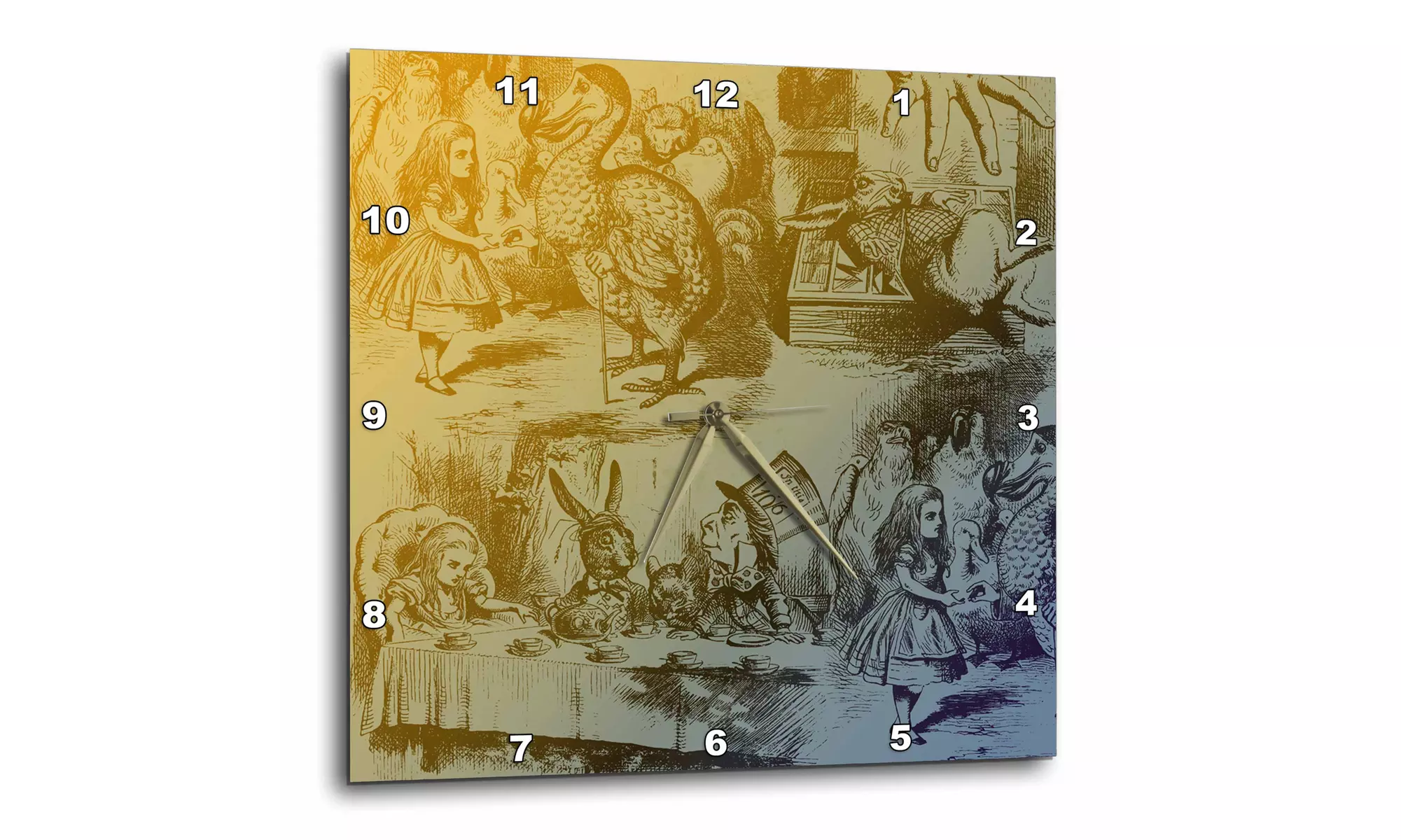Wall Clock - Alice in Wonder... | Groupon Goods