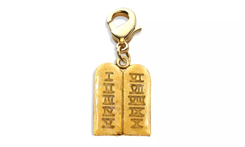 Ten Commandments Charm Dangle... | Groupon Goods