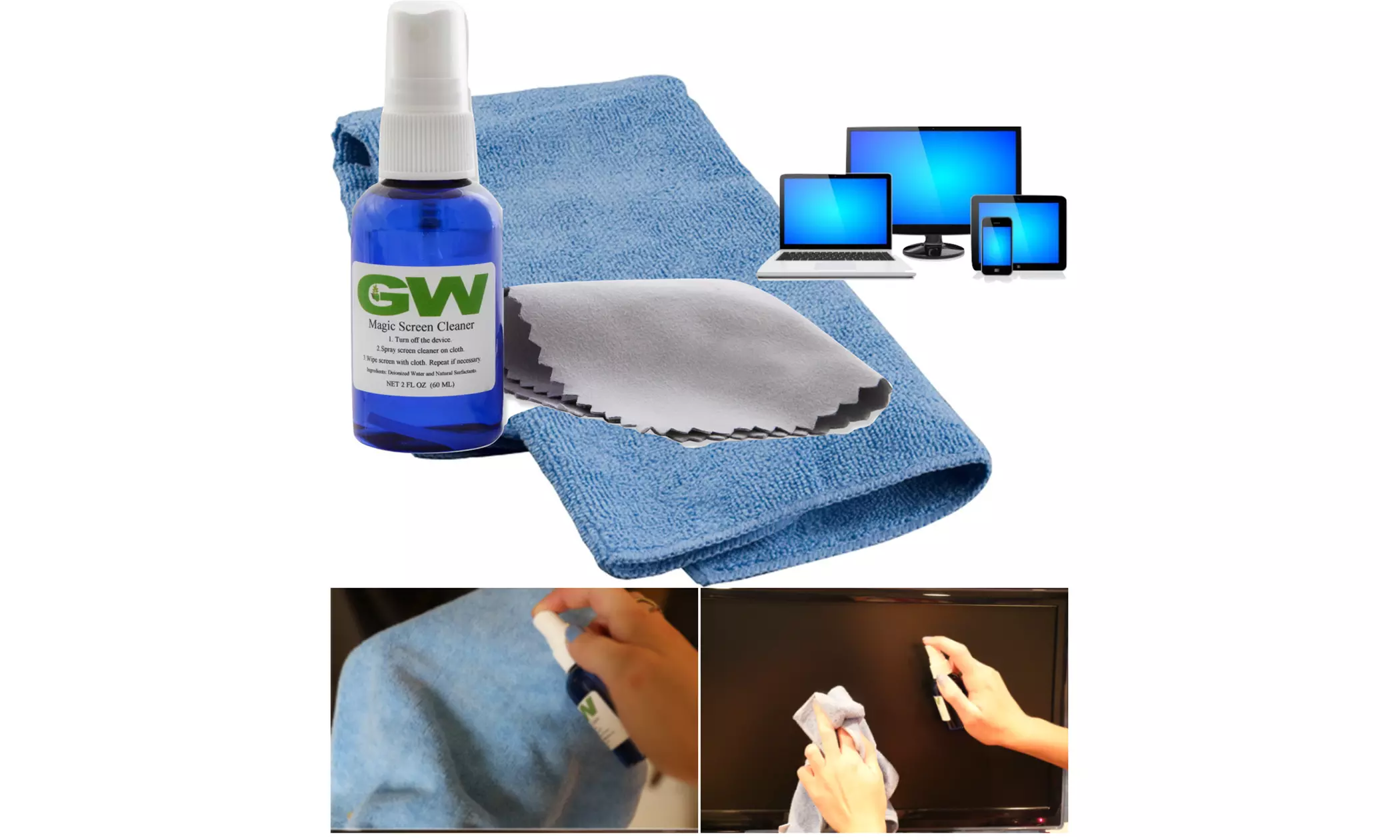 GW MAGIC Screen Cleaner Kit F... | Groupon Goods