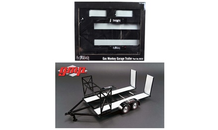 Tandem Car Trailer with Tire ... | Groupon Goods