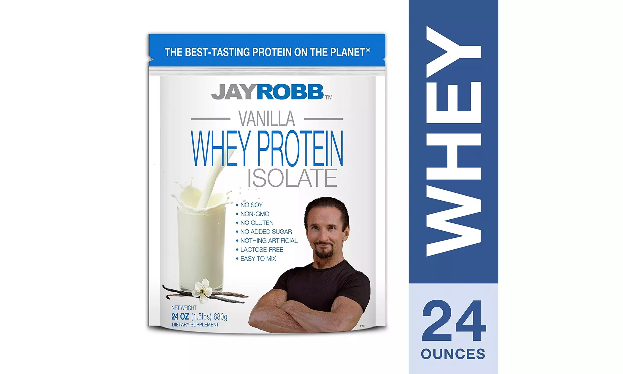 JAY ROBB Whey Protein Vanilla... | Groupon Goods