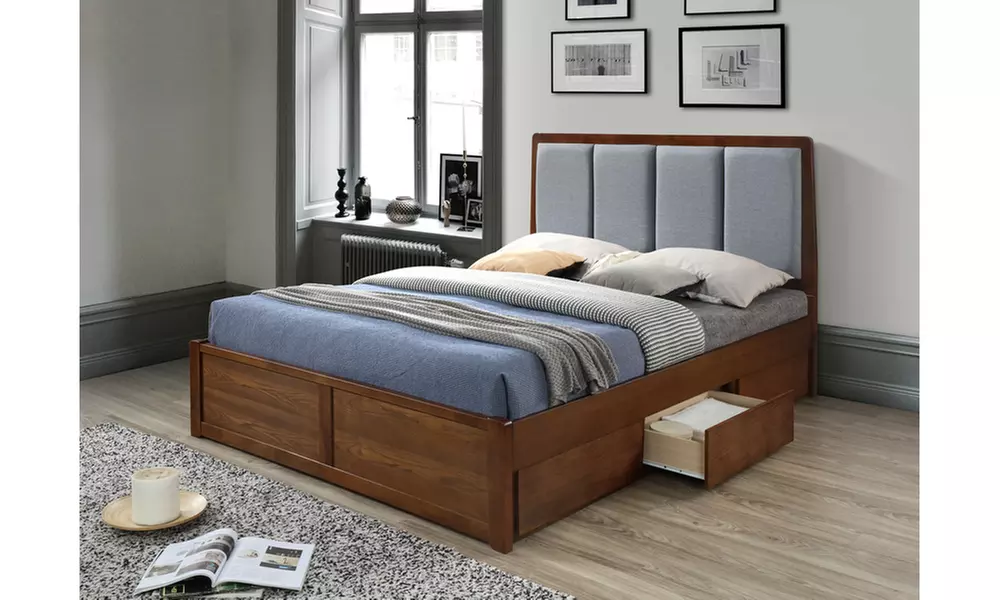 6-Drawer Storage Platform Bed | Groupon Goods