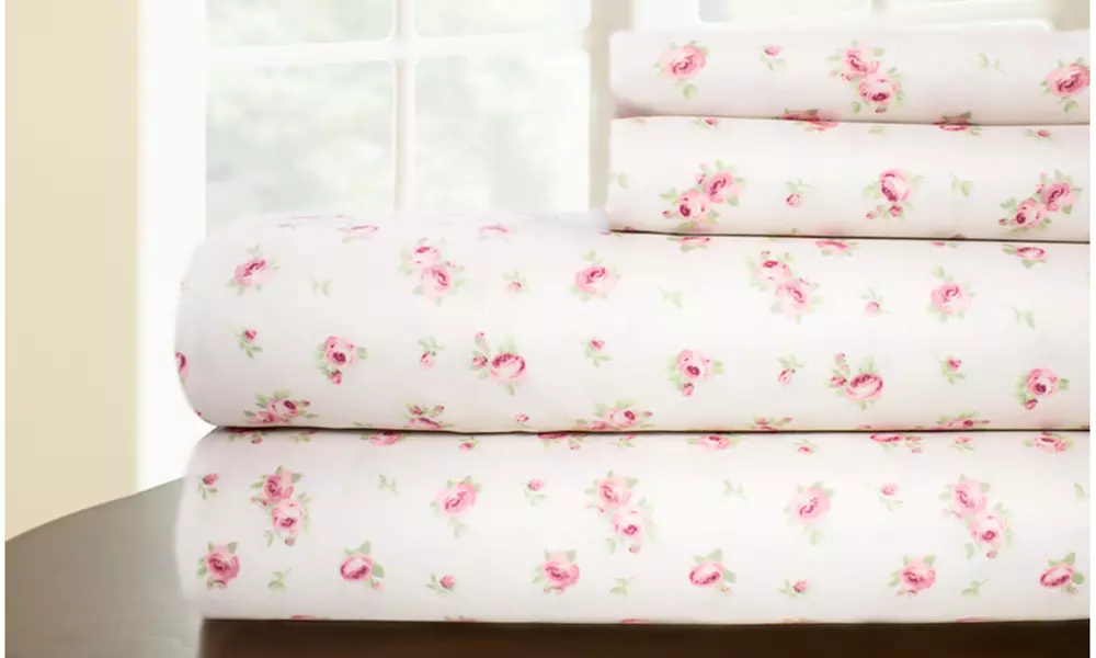 Sweet Rose Sheet Set (3- or 4... | Groupon Goods