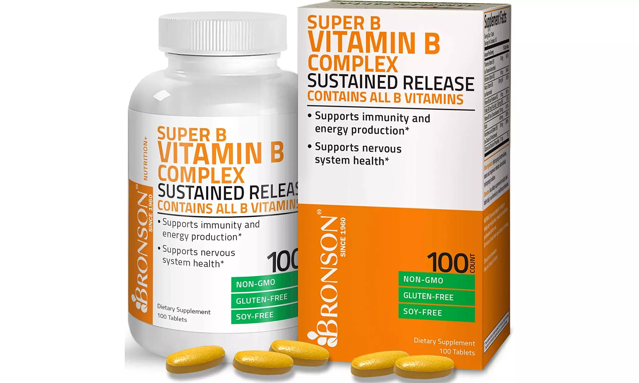 Bronson Super B Vitamin B Com... | Groupon Goods