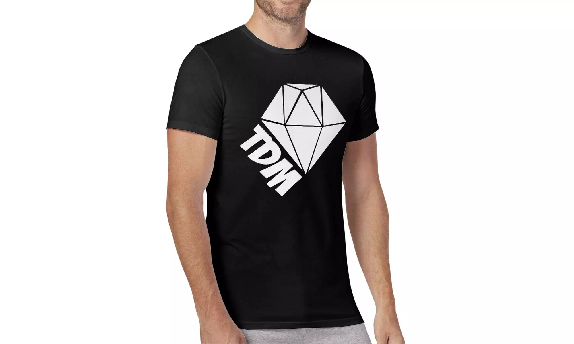T Shirts for Men Dan-TDM Diam... | Groupon Goods