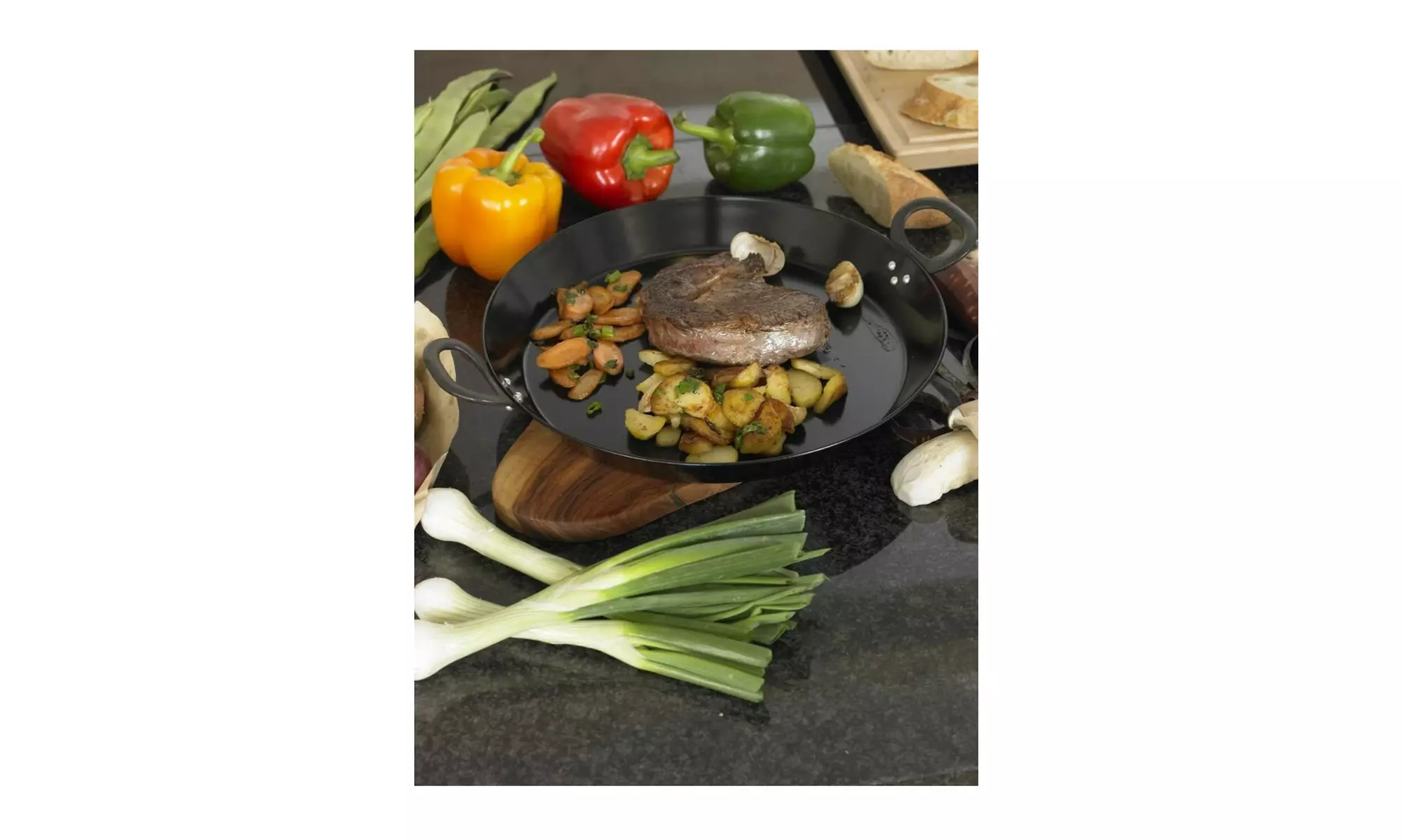 Rosle Iron Serving Pan with C... | Groupon Goods