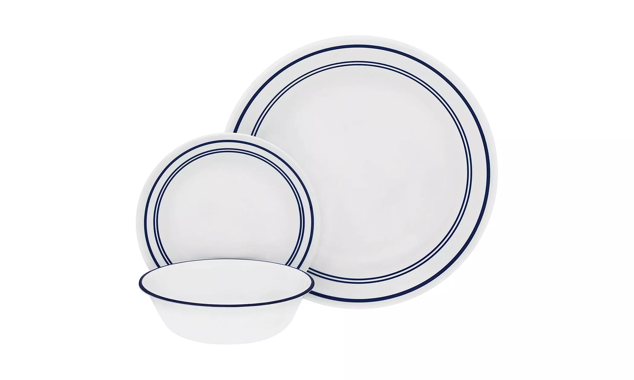 18 Piece "Classic Cafe Blue" ... | Groupon Goods