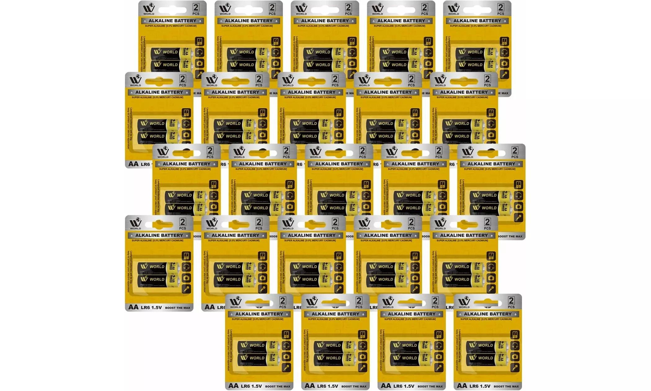 48 Pack AA Super Alkaline Bat... | Groupon Goods