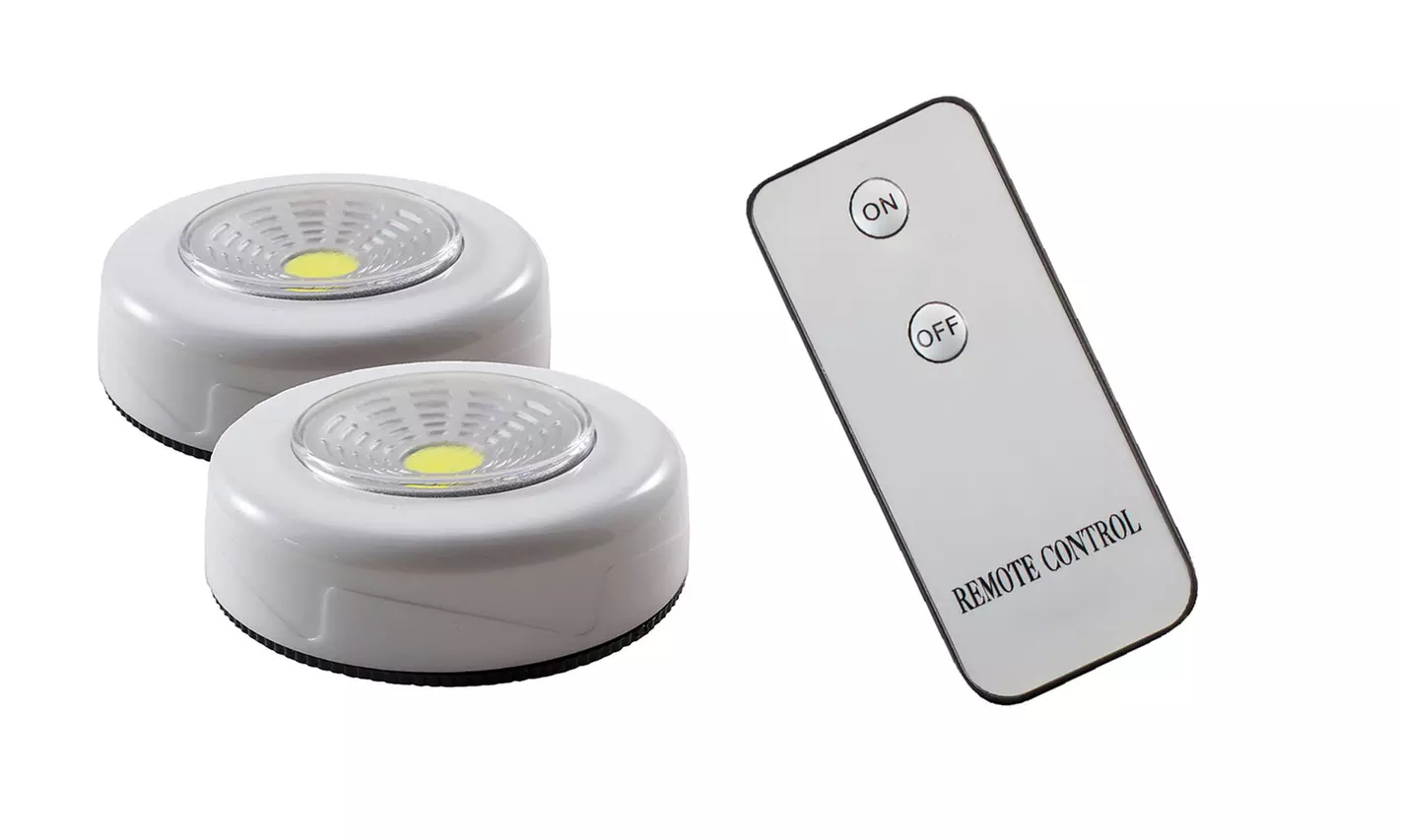 Wireless COB LED Puck Lights ... | Groupon Goods