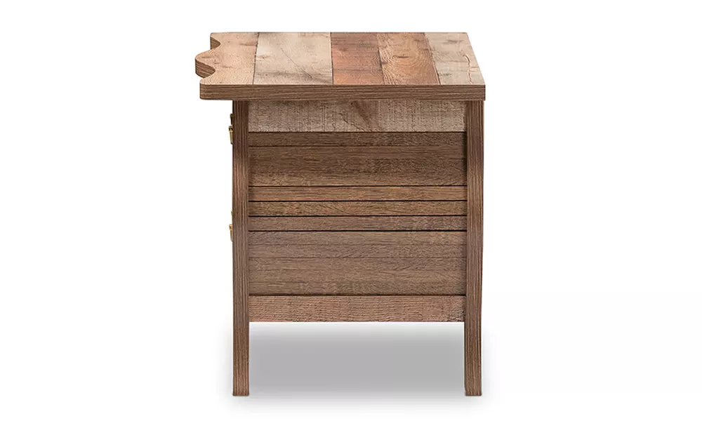 Romilly Black and Oak-Wood 2-... | Groupon Goods