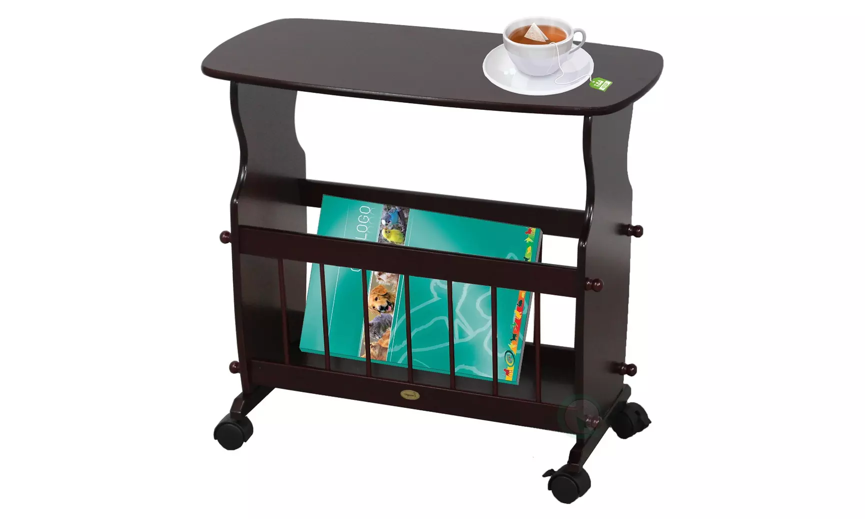 Wooden Magazine Rack Table, A... | Groupon Goods