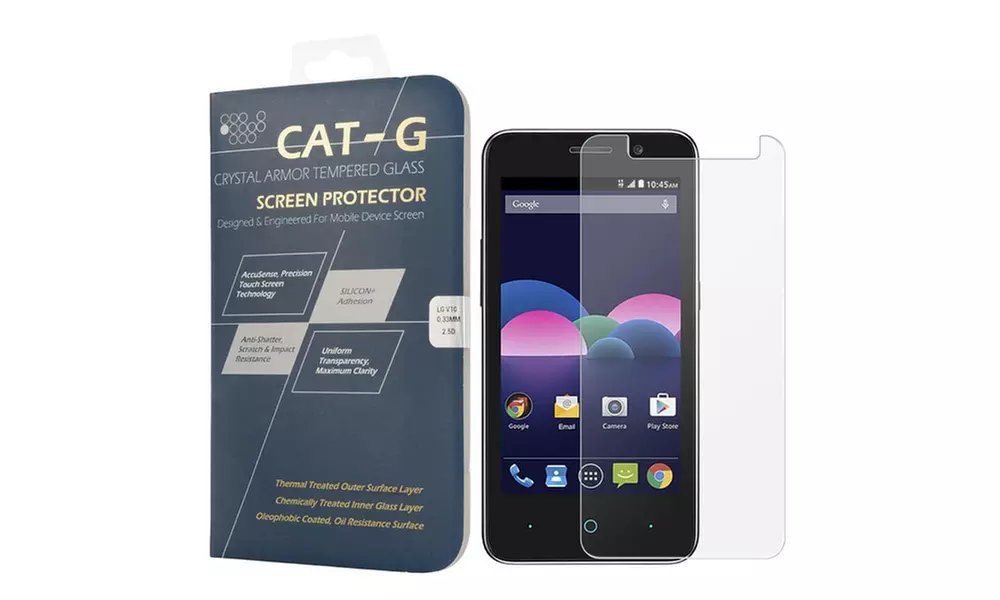 ZTE Obsidian Tempered Glass S... | Groupon Goods