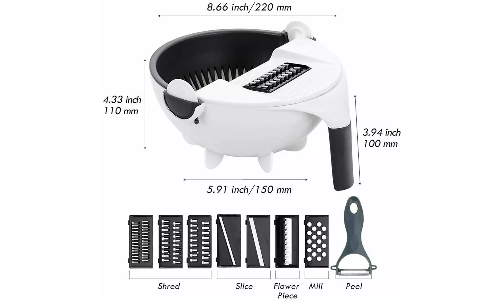 9 in 1 multifunctional vegeta... | Groupon Goods