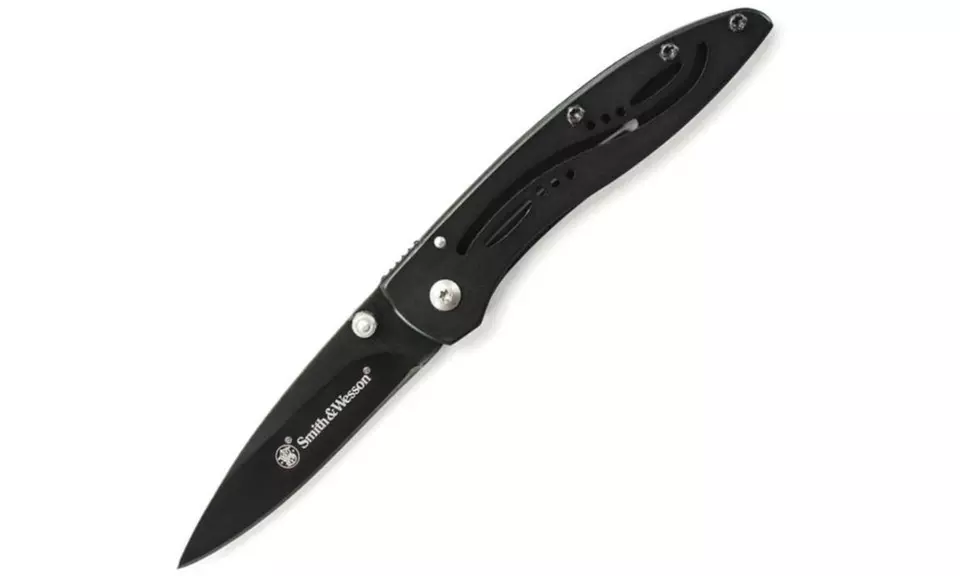 Smith & Wesson Black SS Blade... | Groupon Goods