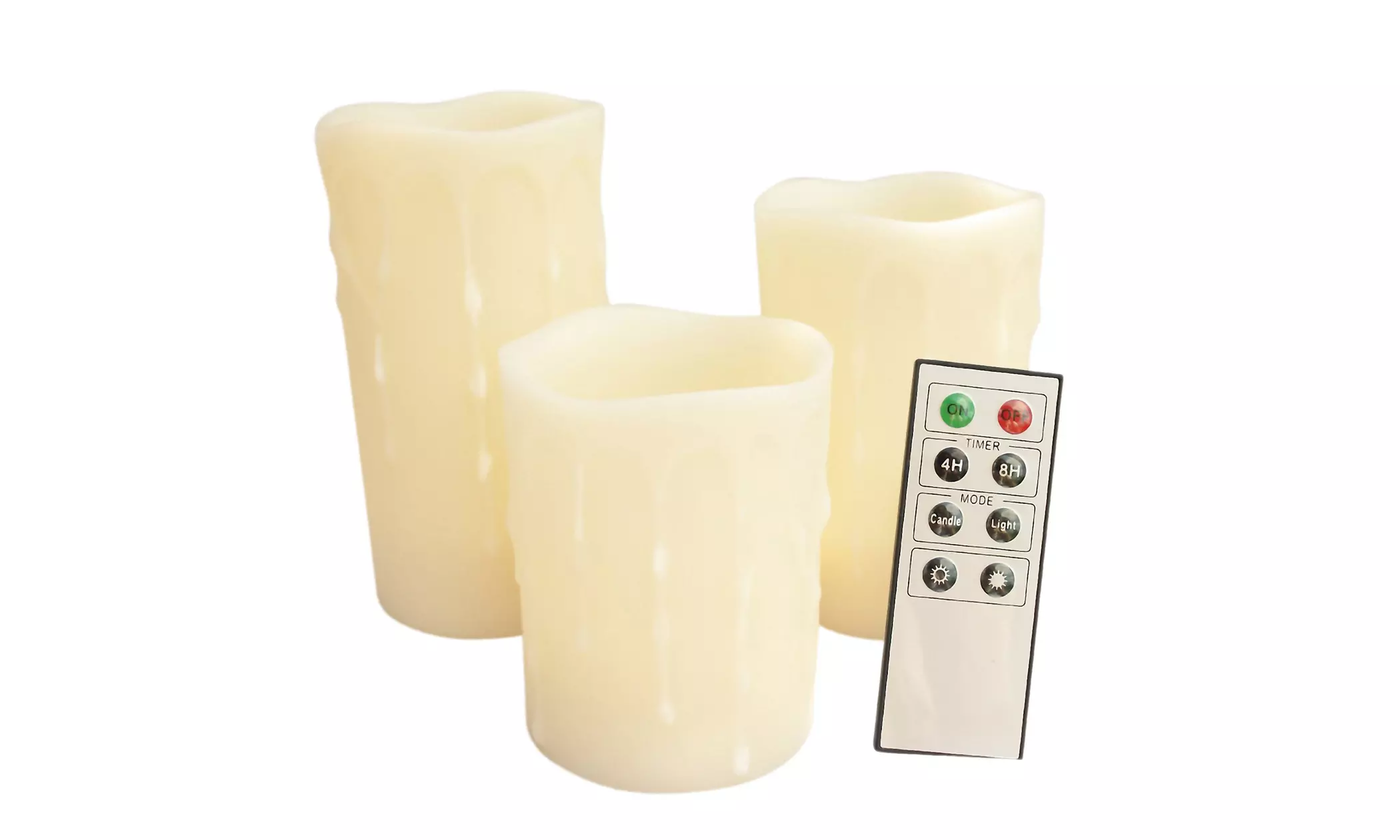 Set of 3 Round Melted Edge Wa... | Groupon Goods