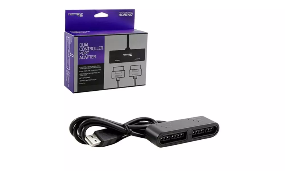 3ft USB Dual Port Adapter PC ... | Groupon Goods