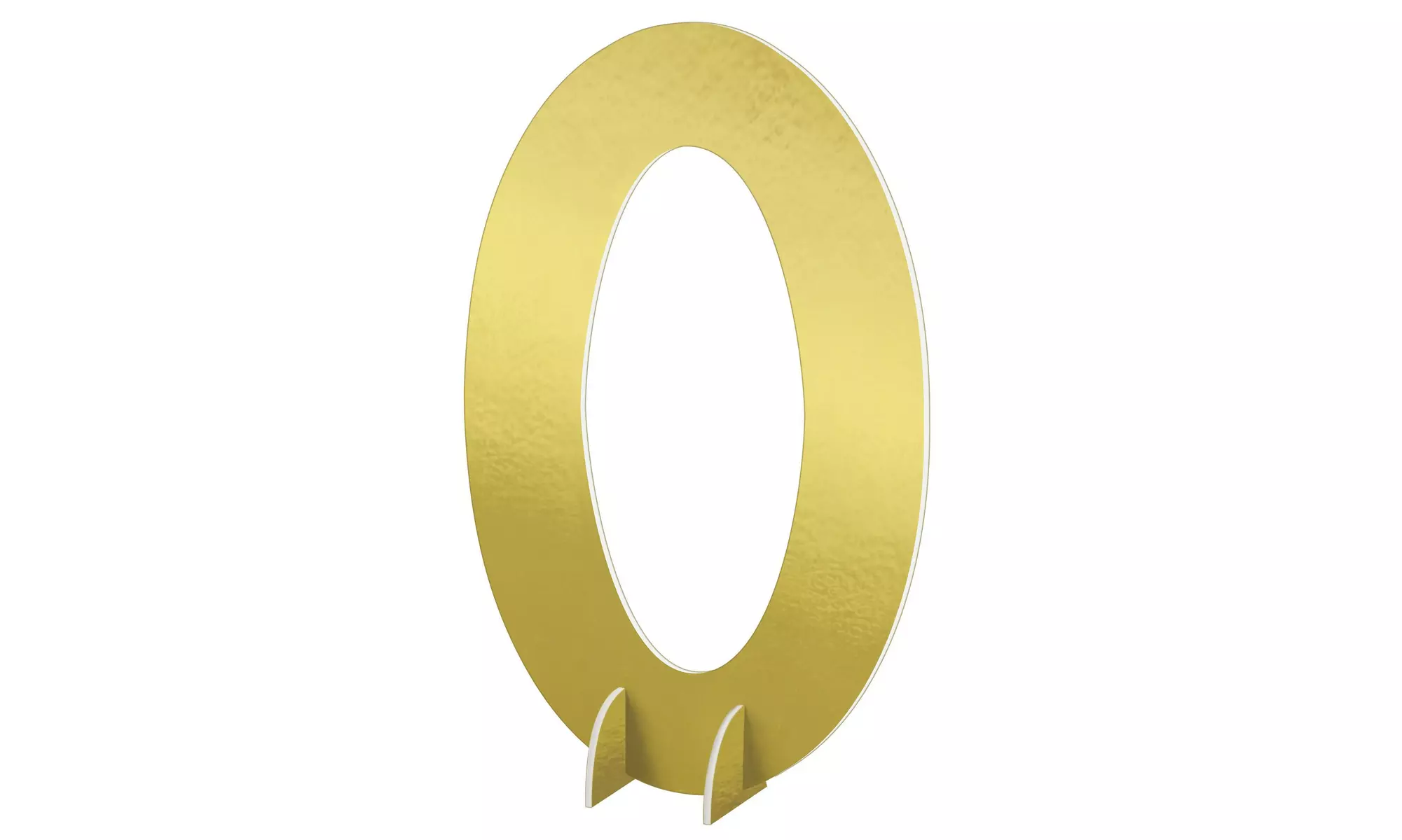 Giant Metallic Gold Number 0 ... | Groupon Goods