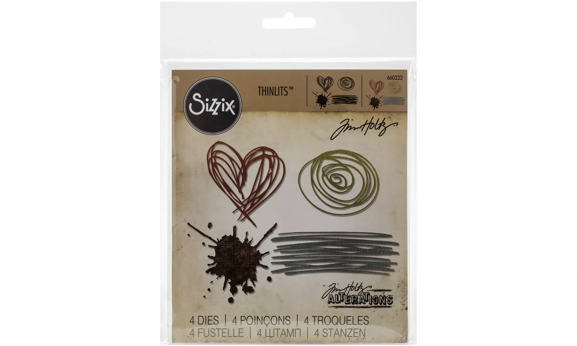 Sizzix Tim Holtz Thinlits Die... | Groupon Goods