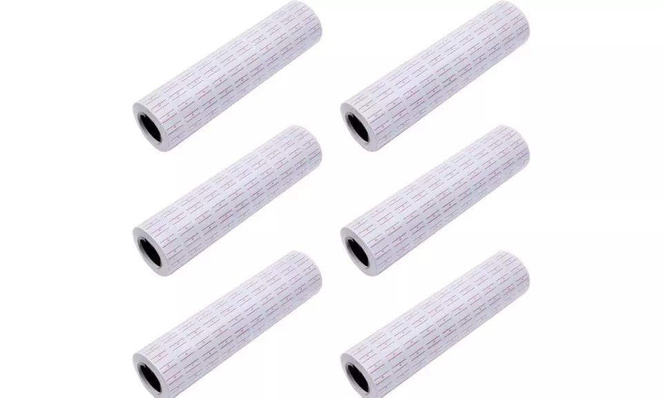 30000 White Price Tag Label W... | Groupon Goods
