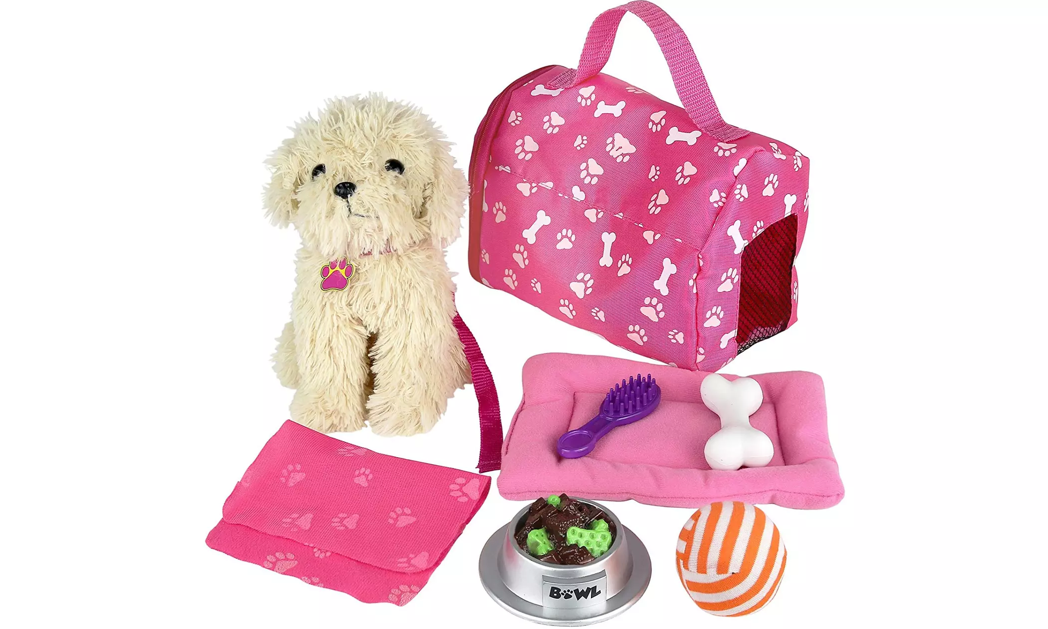 9 piece Doll Puppy Set and Ac... | Groupon Goods