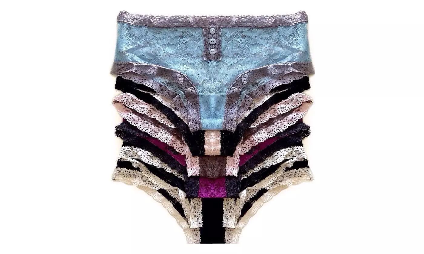 12 Pack Sheer Lace Bikini Che... | Groupon Goods