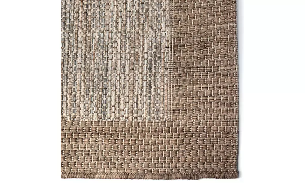 Shoreline Border Gray Area Rug | Groupon Goods