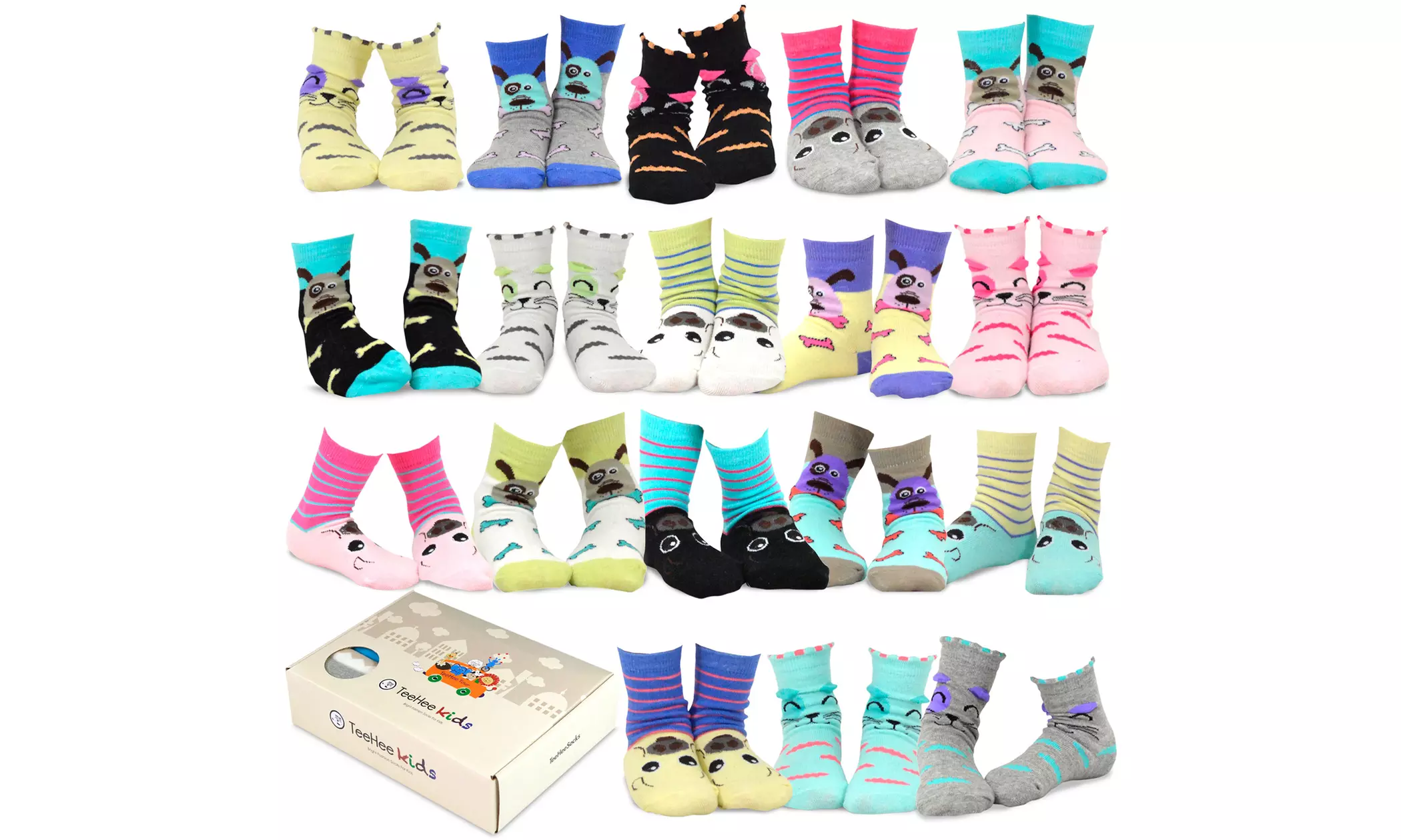 TeeHee Girls Cotton Crew 18 P... | Groupon Goods